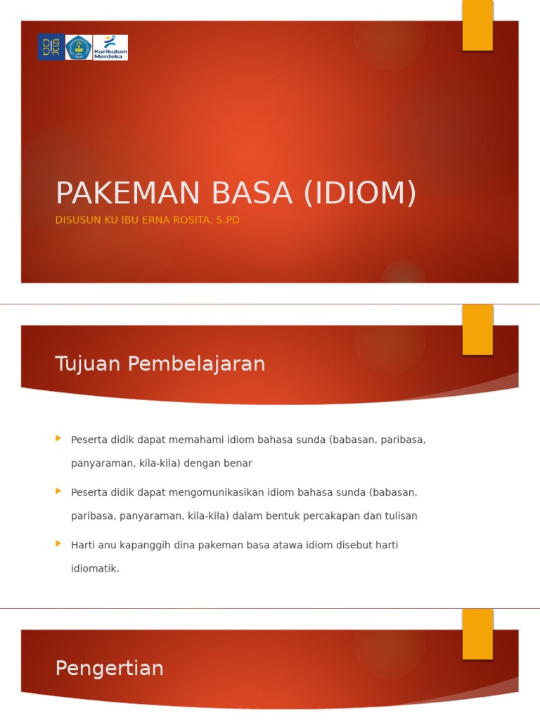 Pakeman Basa (Idiom) | PDF
