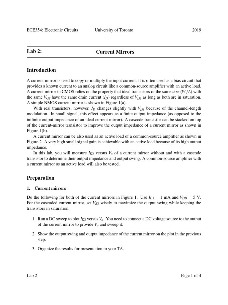ug-lab2 | PDF | Amplifier | Electrical Engineering