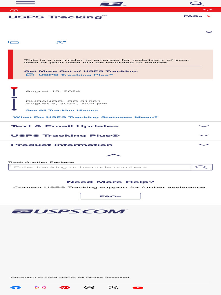 USPS Tracking® Results 2 | PDF | Written Communication | Freight Transport