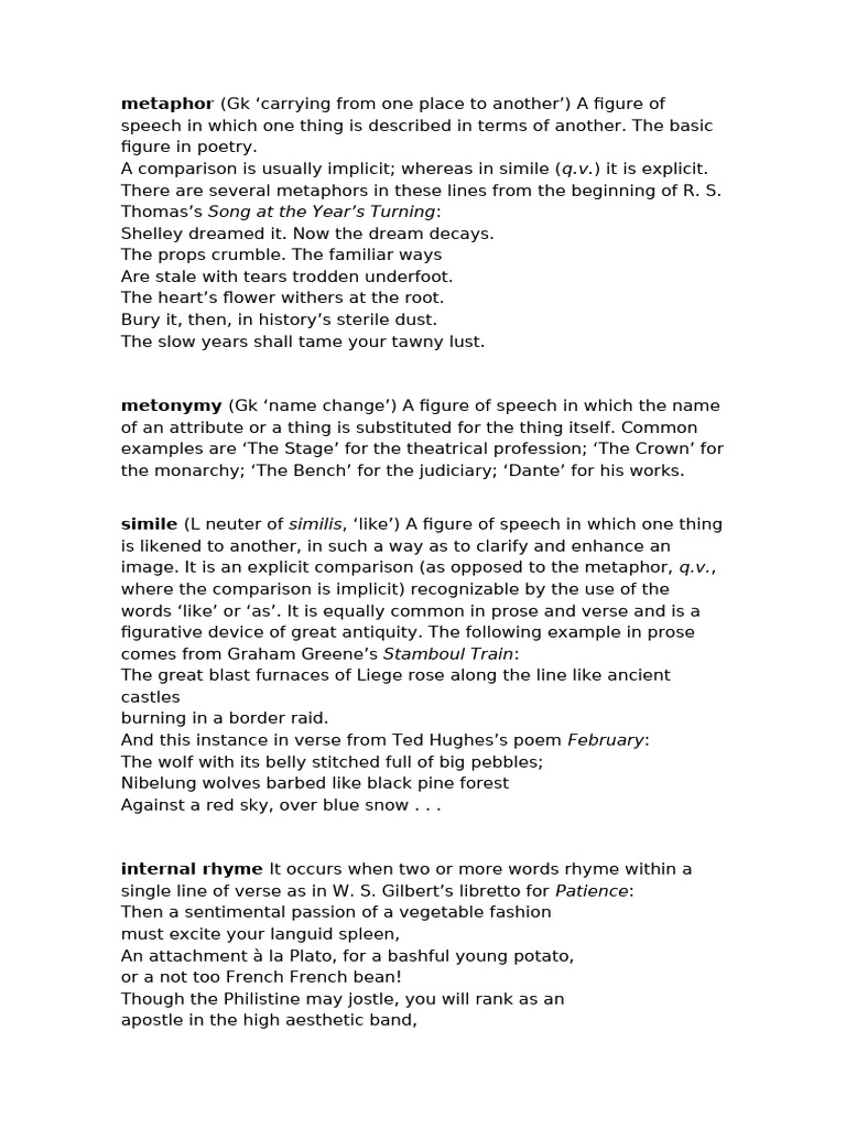 Understanding Figures of Speech | PDF | Irony | Poetry