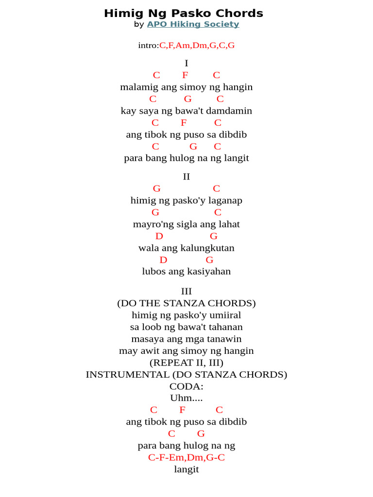 Himig NG Pasko | PDF