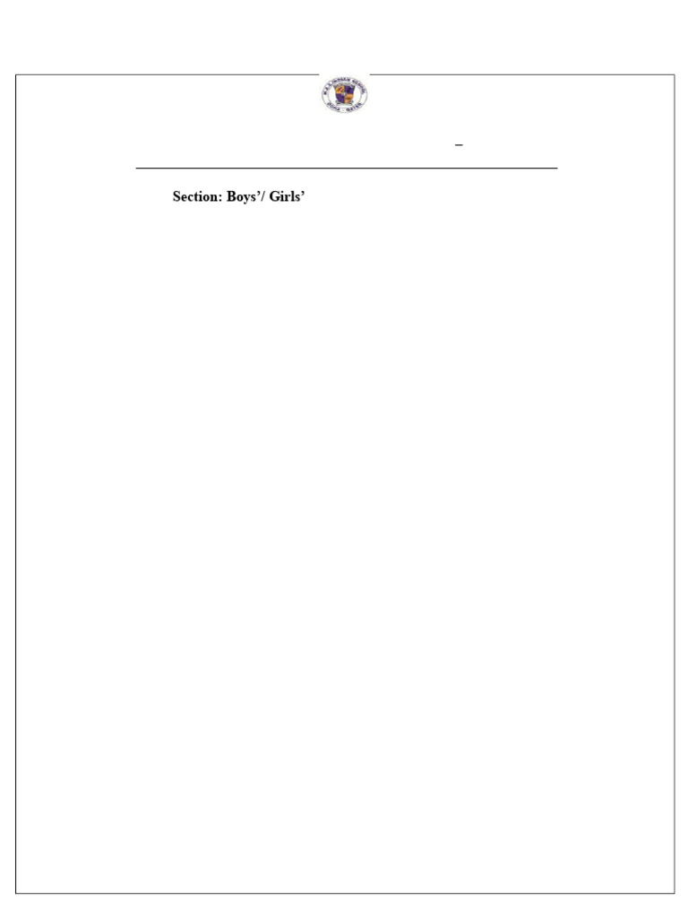 CL 11 SAMPLE REVISION QUESTION PAPER-2024 | PDF