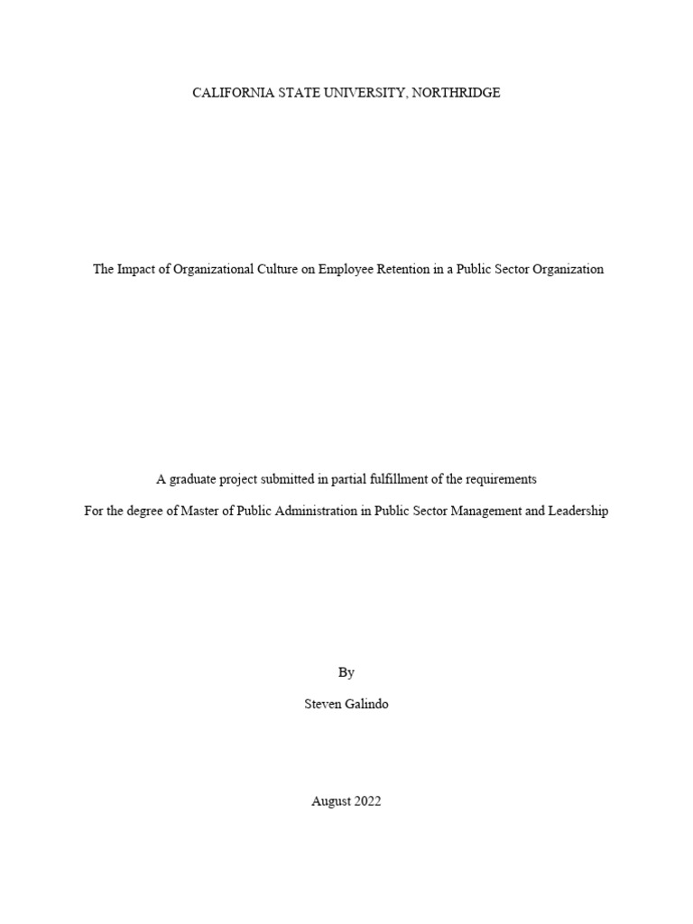 Galindo Steven Thesis 2022 | PDF | Employee Retention | Leadership