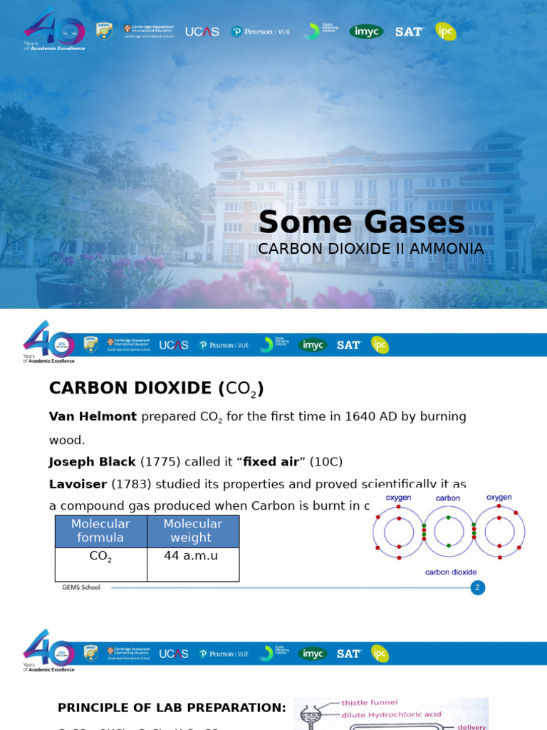 Gases | PDF | Ammonia | Carbon Dioxide