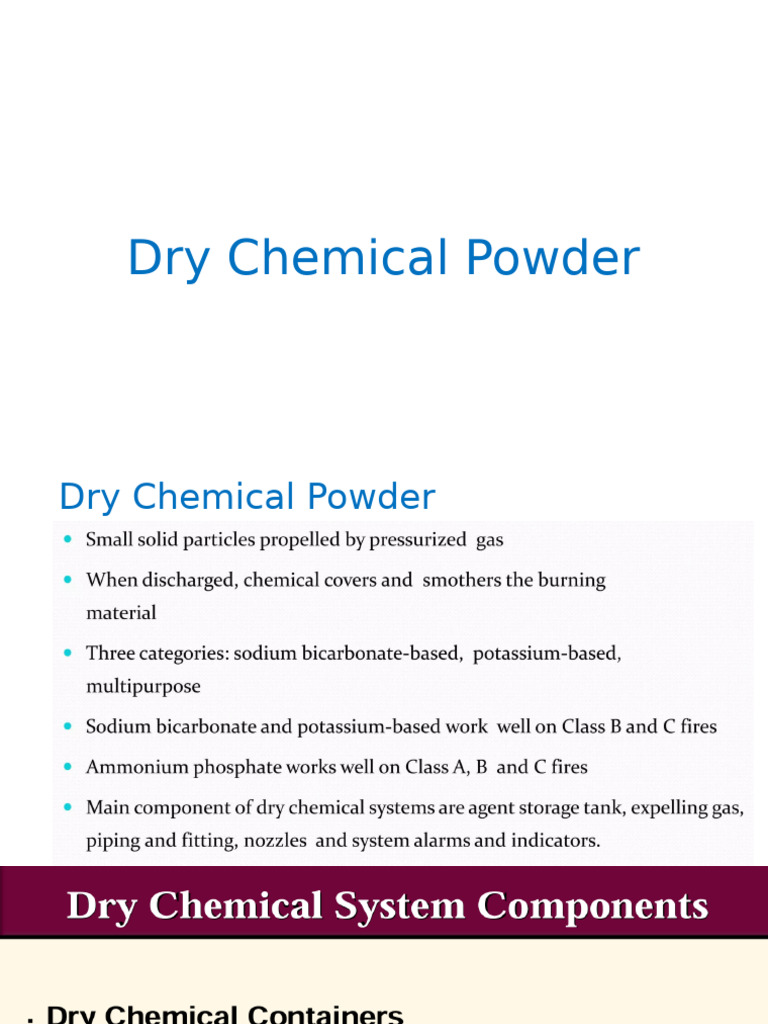 1.1 Dry Chemical Powder | PDF