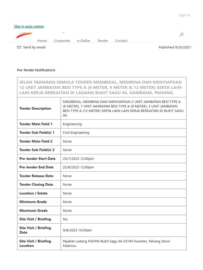 Jambatan - Bukit Sagu 04 | PDF