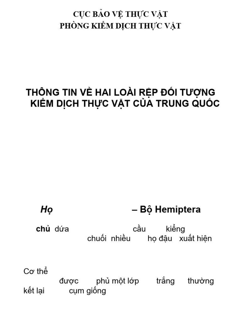 2 Loai Rep Kiem Dich Trung Quoc - Cuc BVTV | PDF