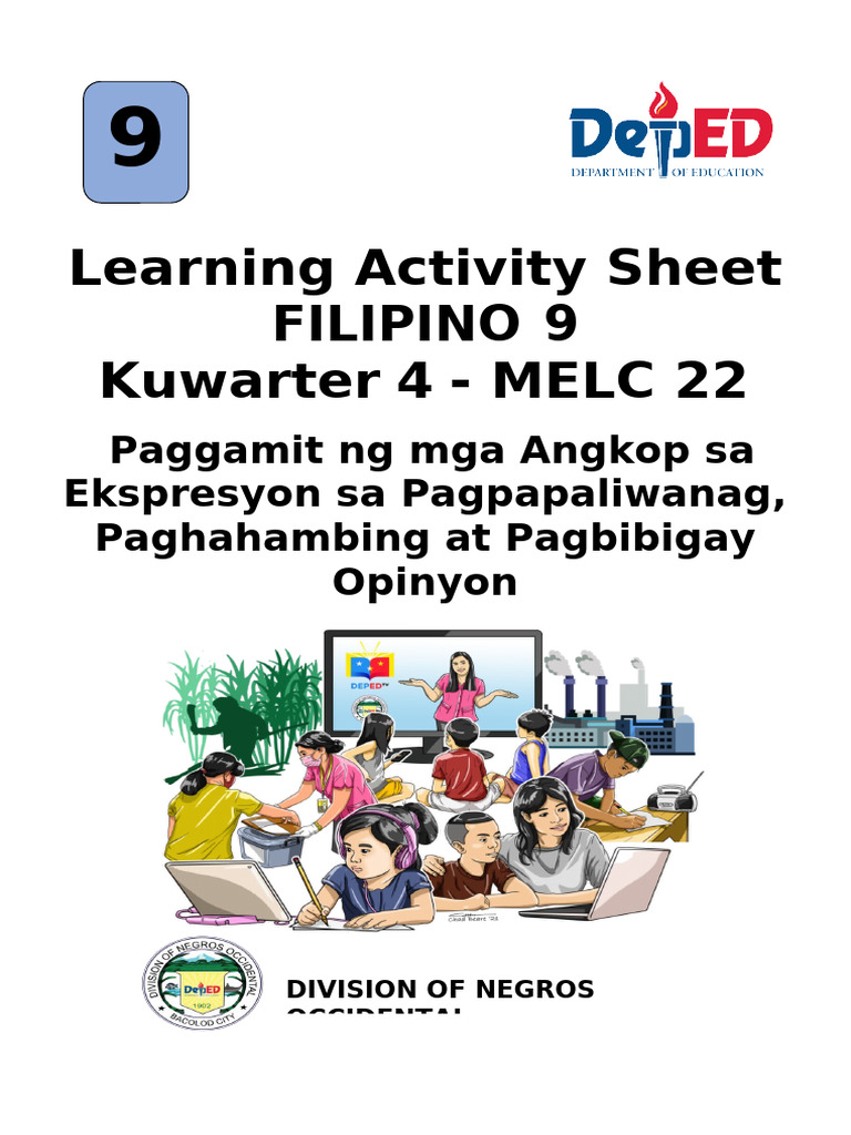 Las Fil 9 q4 Melc 22 | PDF