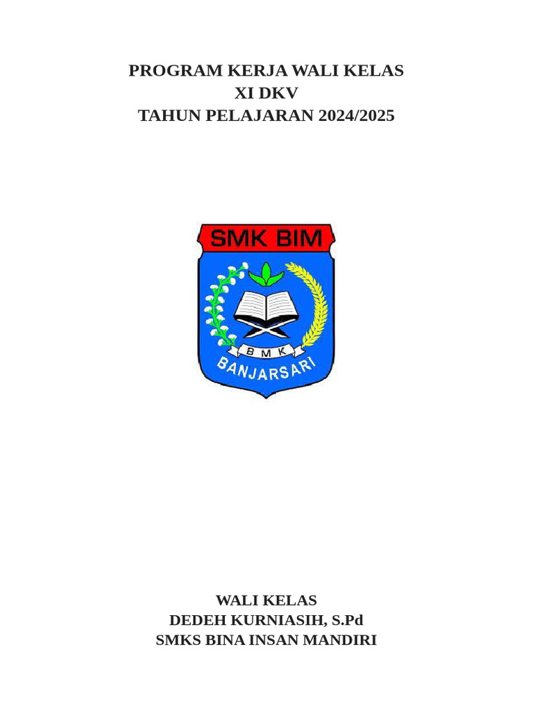 Program Walas Tahun 2024 | PDF