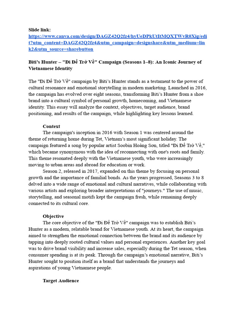 Biti‘s Hunter | PDF | Brand | Storytelling