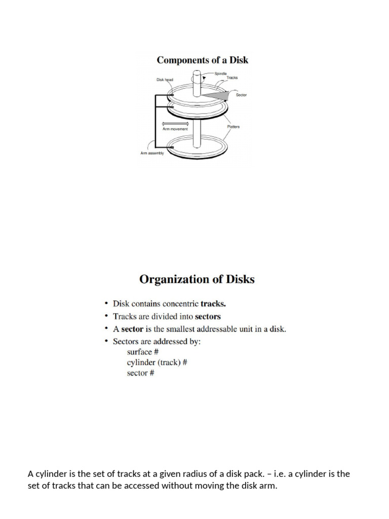 Hard Disk - Sectors Tracks and Cylinders | PDF