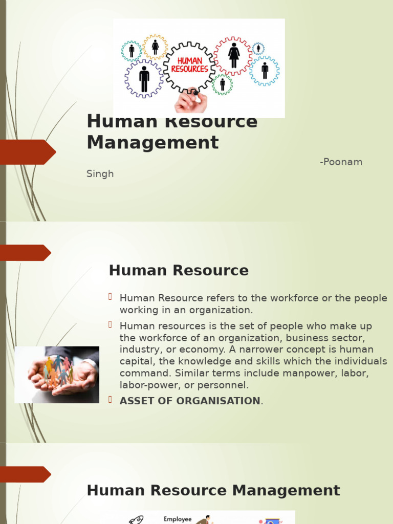Human Resource Management Overview | PDF | Human Resources | Human ...