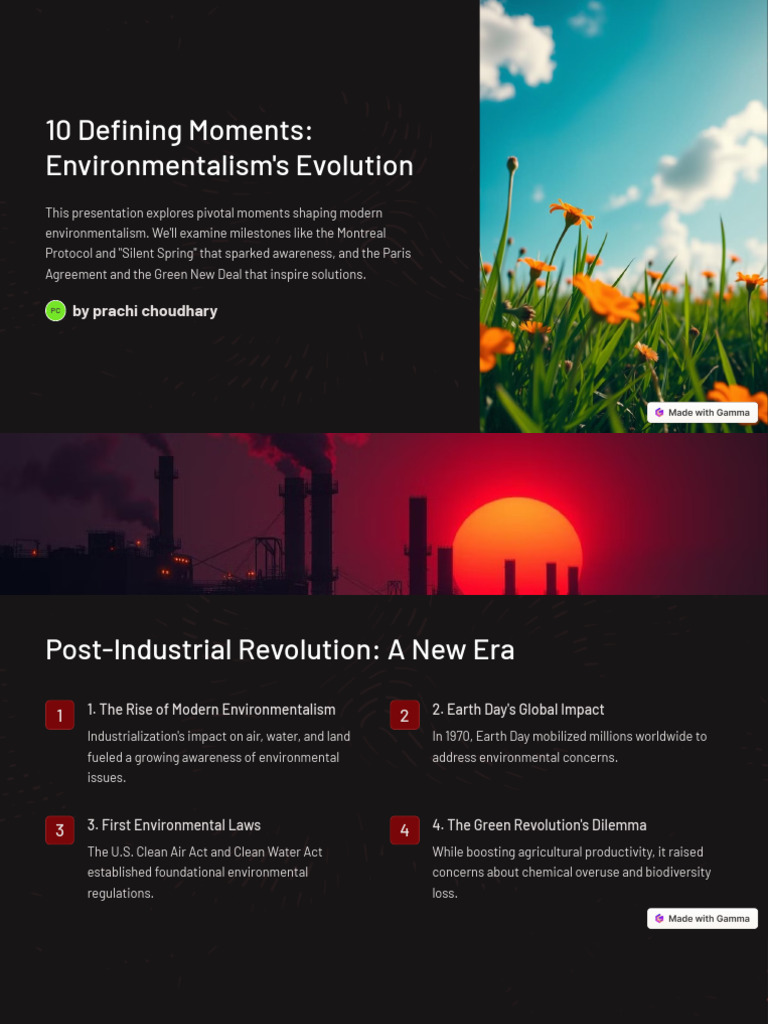 10-Defining-Moments-Environmentalisms-Evolution | PDF | Climate Change ...