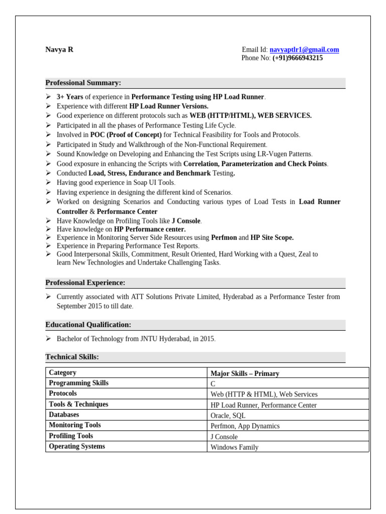 Navya 3+ yrs PT Resume | PDF | World Wide Web | Internet & Web