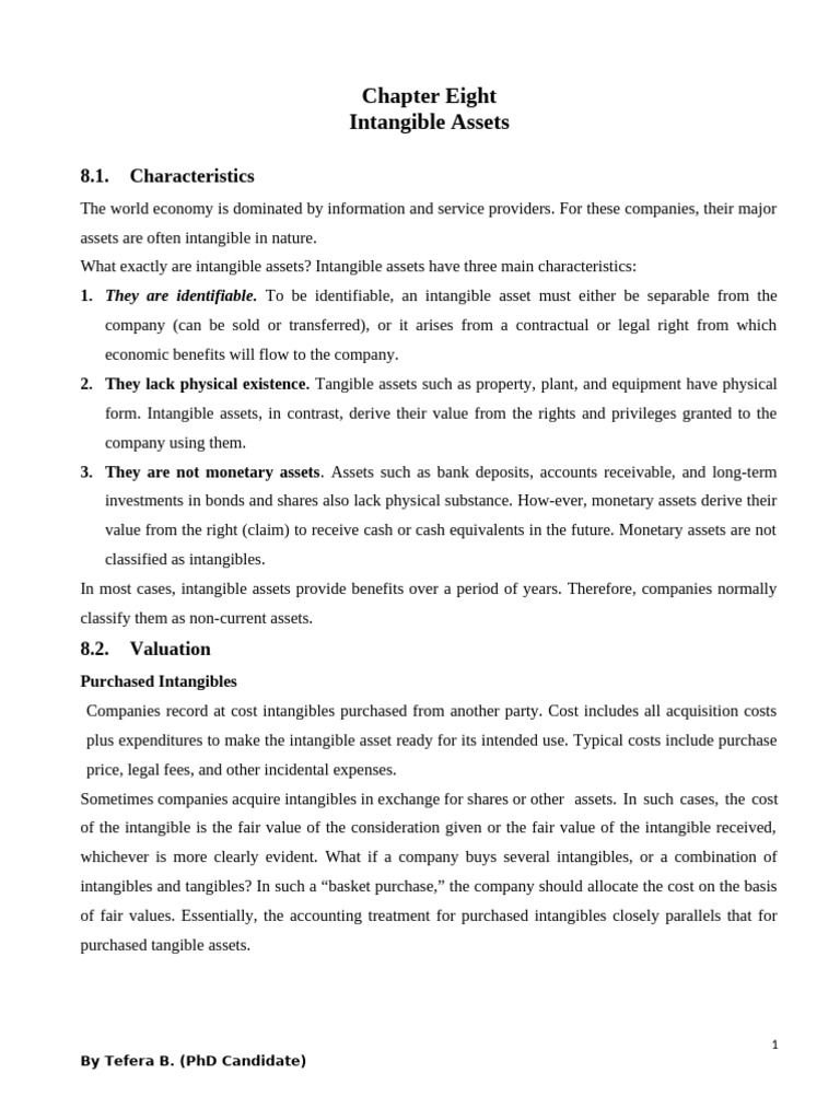 Chapter 8 Intermediate I | PDF | Goodwill (Accounting) | Franchising