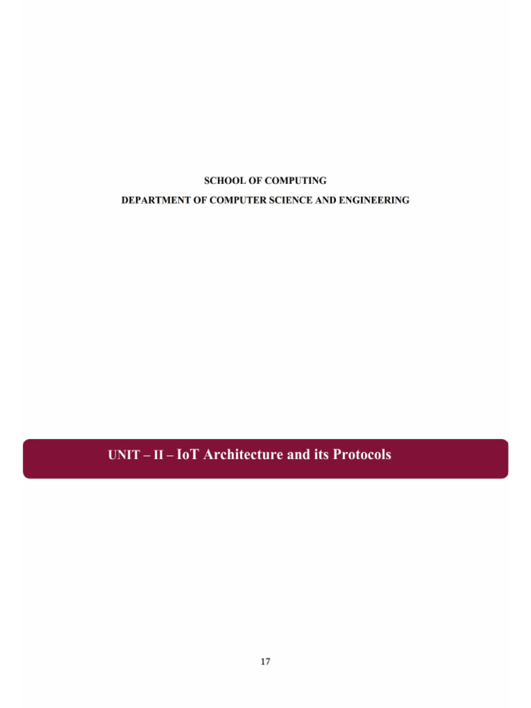 IOT UNIT-2 | PDF