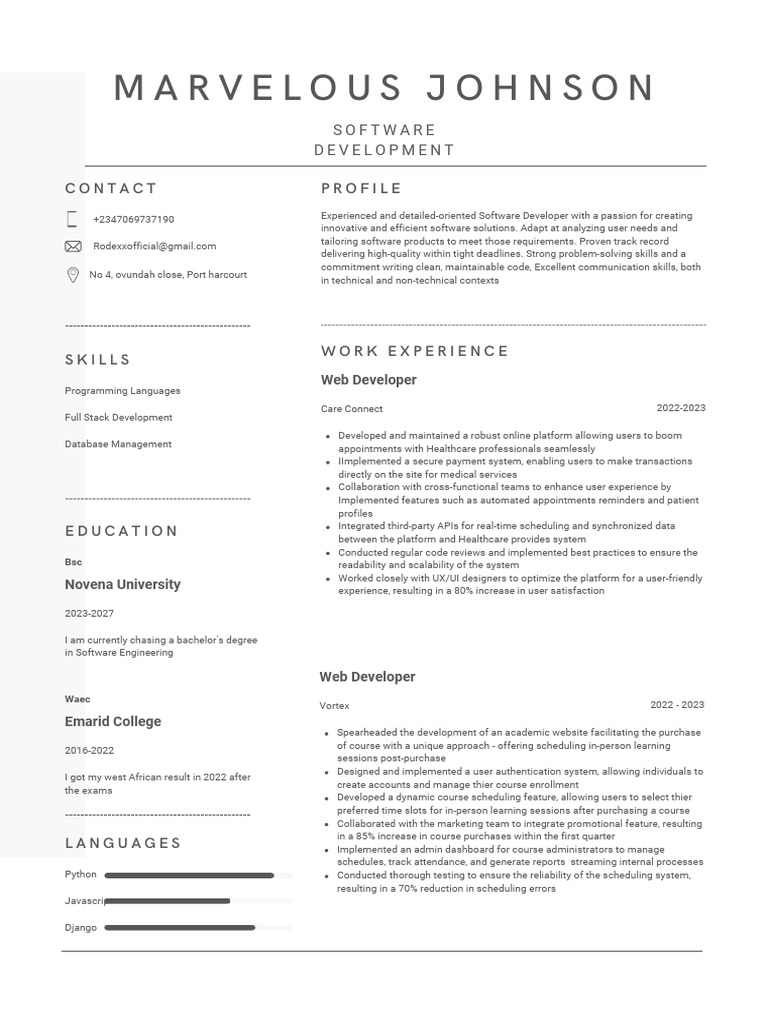 Resume | PDF | Software | Computing