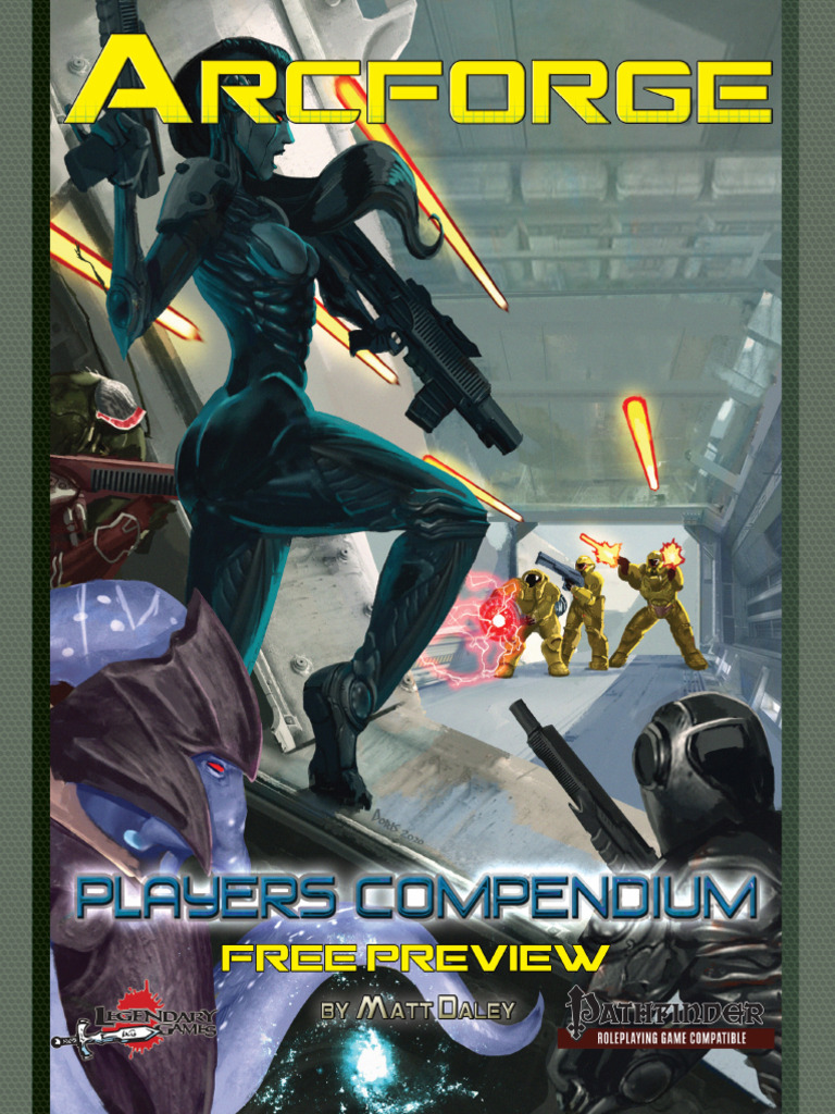 Arcforge Players Compendium FREE Preview | PDF