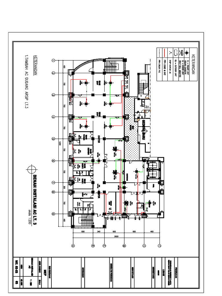 Perubahan Denah Ac Lt.3 | PDF
