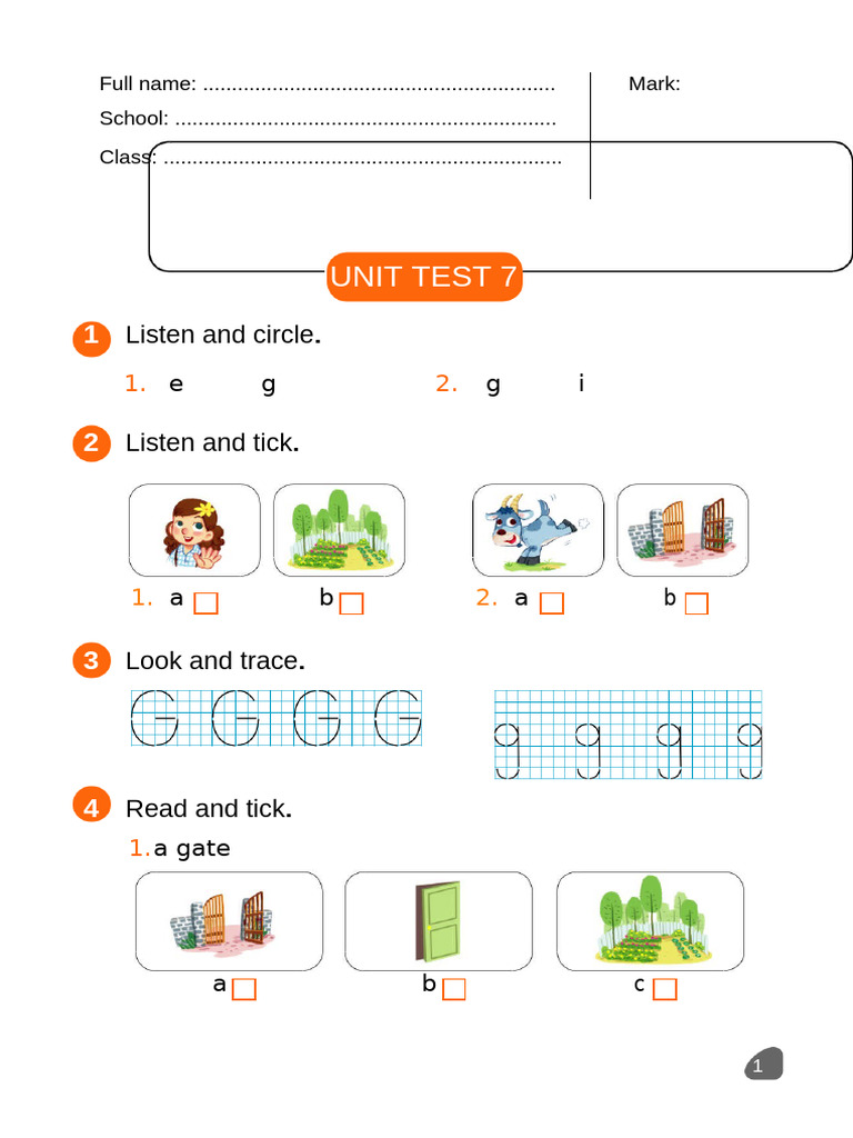 Unit Test 7 | PDF