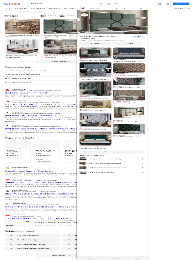 Bed Back - Google Search | PDF | Bed | Upholstery