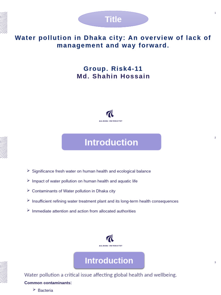 RISK4 11 MD Shahin Hossain-5 | PDF | Water Pollution | Waste