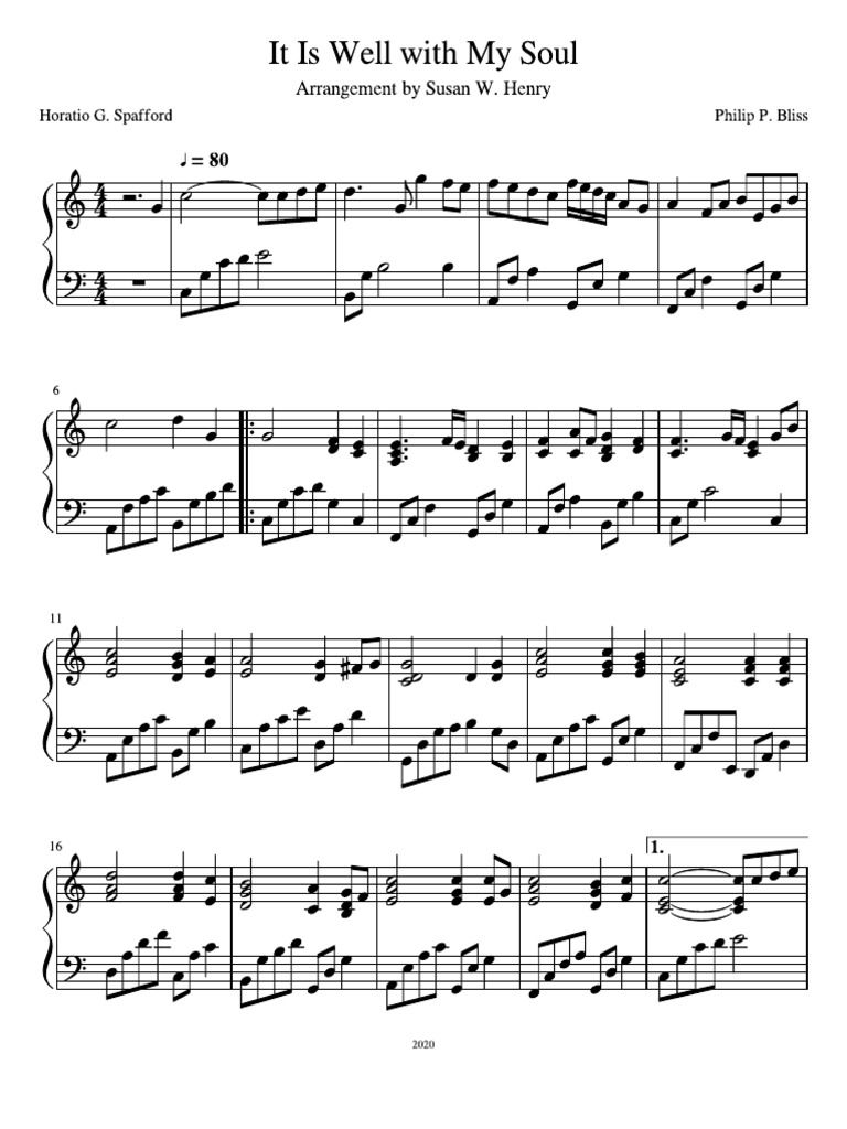 It Is Well With My Soul | PDF