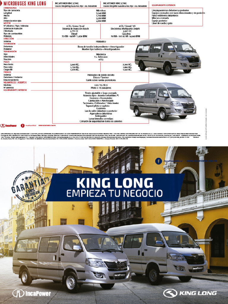 Minibus Classic Kingwin Diesel | PDF