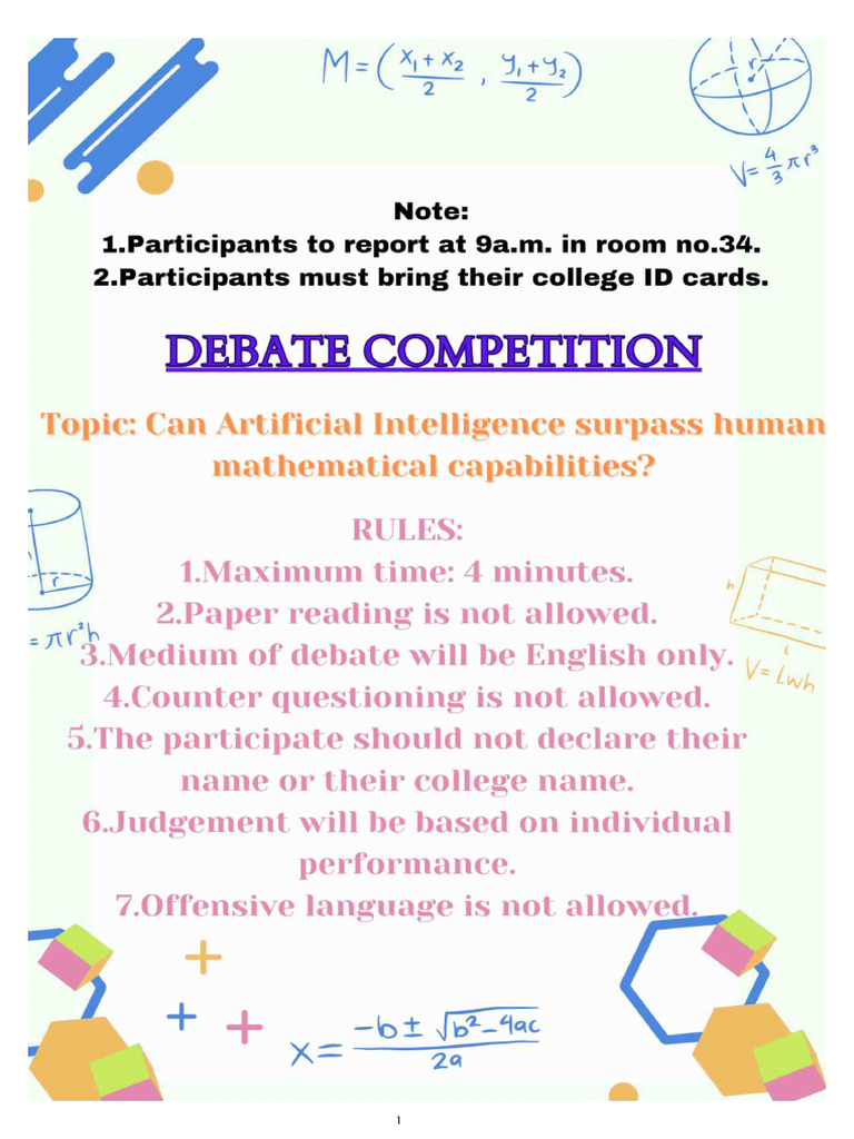 Rules of Competition | PDF