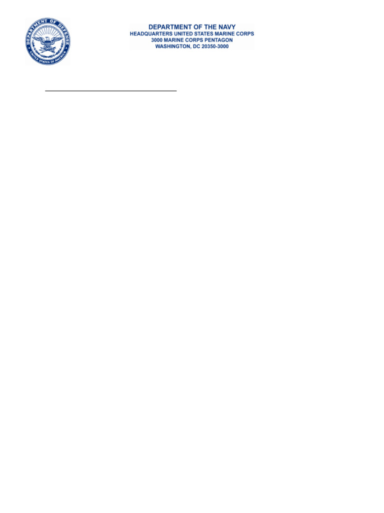 Mco P1700.27B W CH 1 | PDF | United States Marine Corps | Uniformed ...