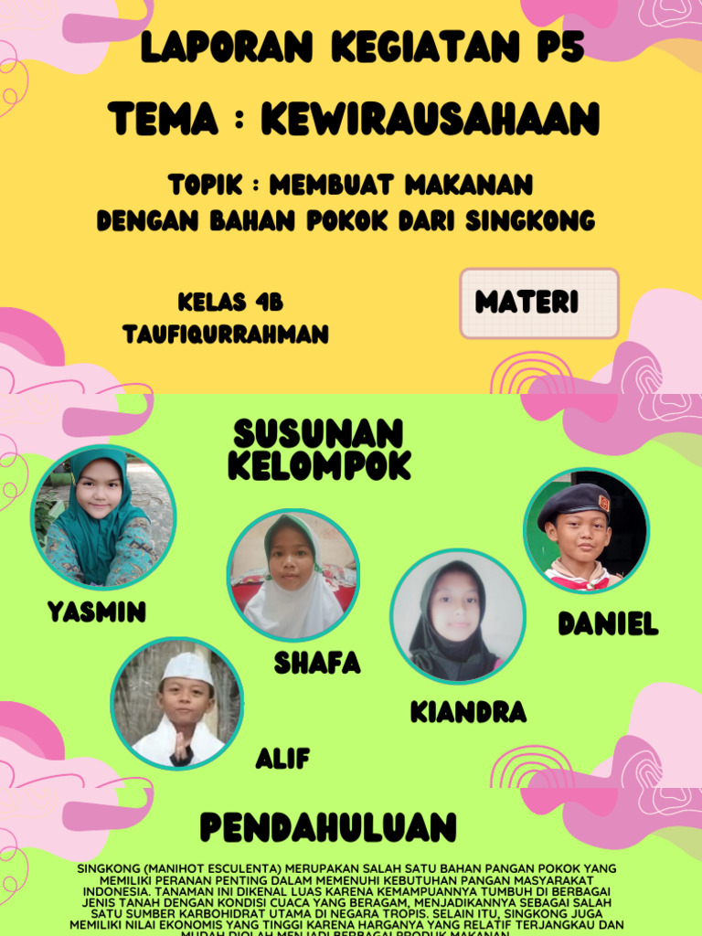 Pink Organik Abstrak Imut Presentasi Tugas Kelompok - 20241212 - 062535 - 0000 | PDF