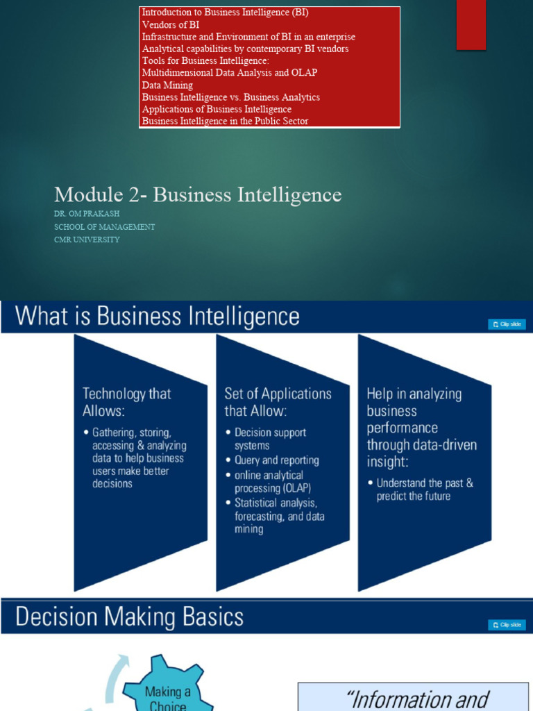 PDF Document BIDA | PDF | Business Intelligence | Computing