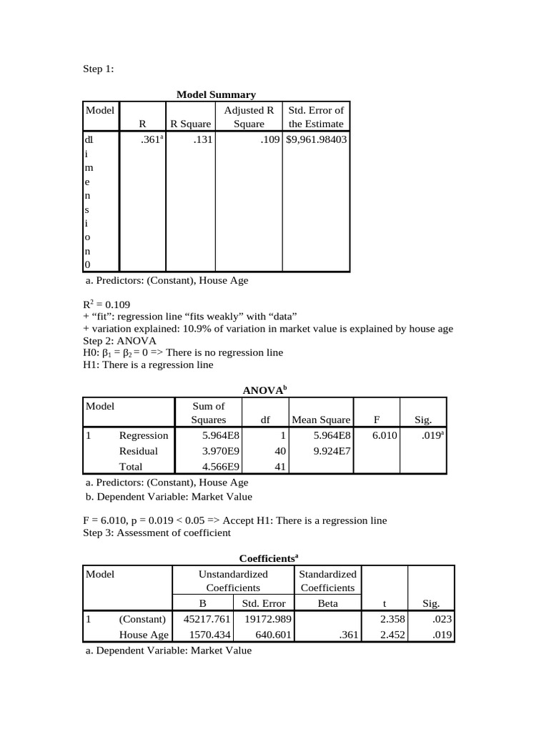 Linear Regression Template | PDF