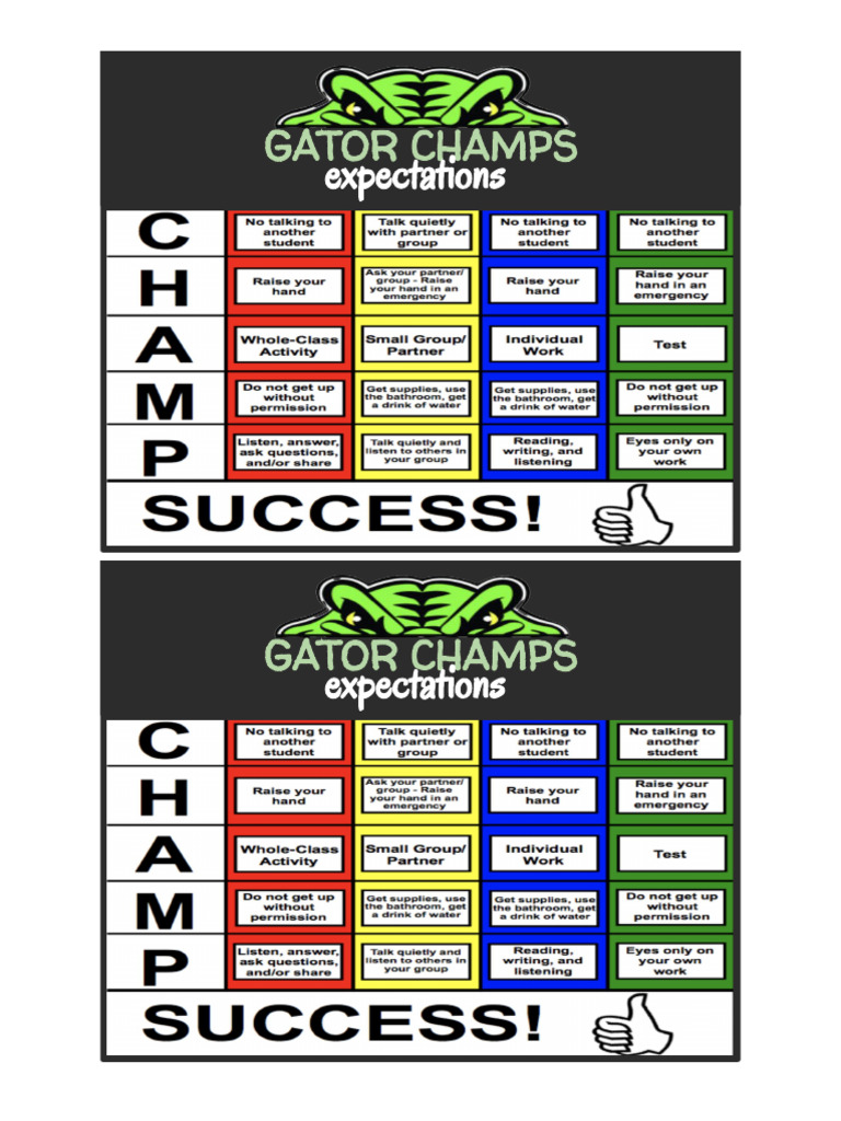 gator champs 2 | PDF
