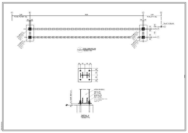 TKS-GA-01 ( ANCHOR BOLT PLAN_Rev-0 ) | PDF