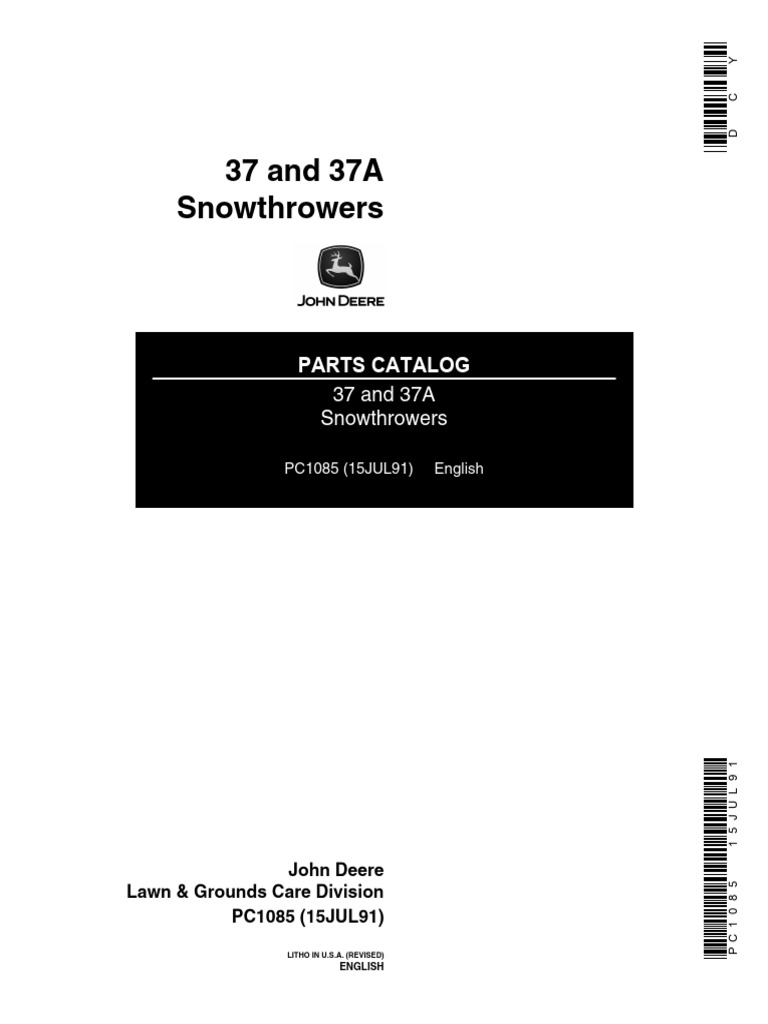 37a Parts Manual | PDF