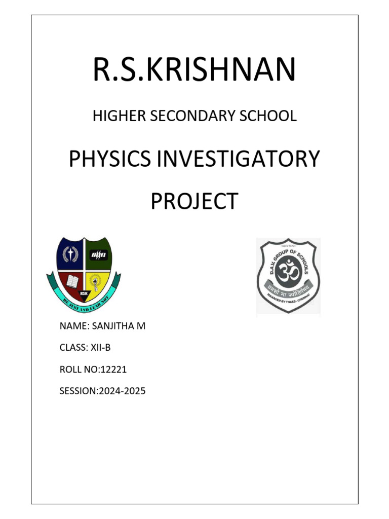 DC Motor Project Phy SF | PDF