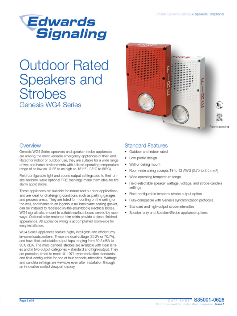 WG4RF-S | PDF | Loudspeaker | Decibel