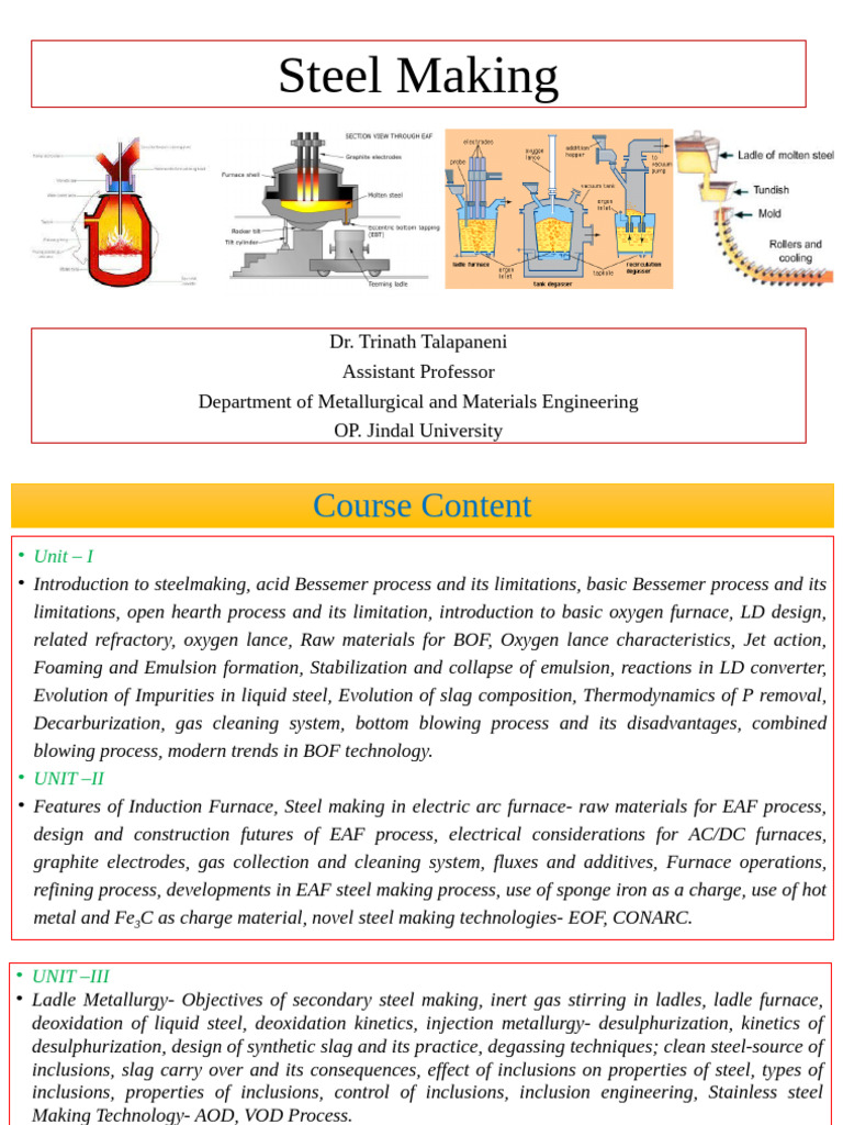 SM Module-1 | PDF | Steelmaking | Steel