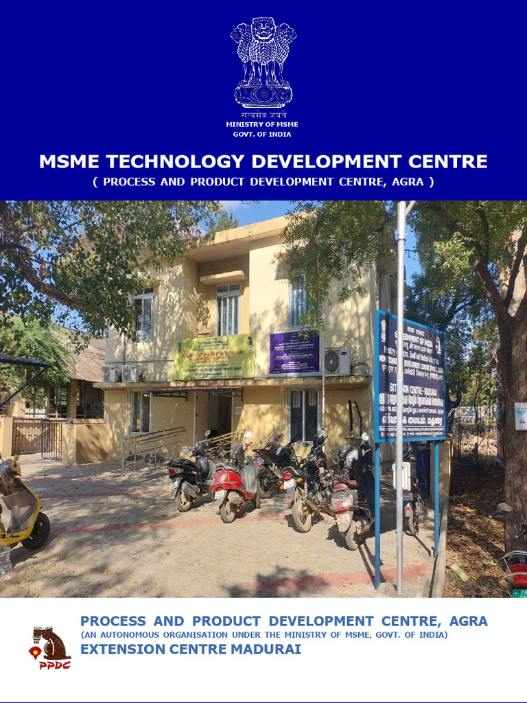 Brochure MSME TDC Madurai | PDF | Secondary Sector Of The Economy | Computing