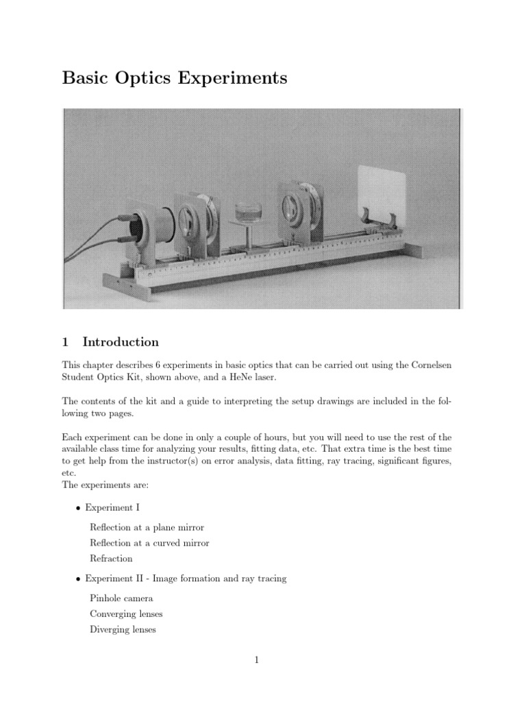 optics Basics | PDF | Optics | Resonance