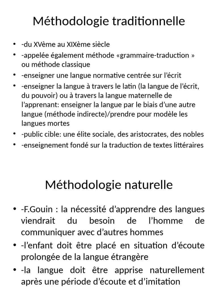 Historique de La Didactique Du FLE | PDF | Apprentissage | la communication