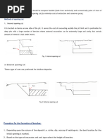Box Cut and Bench Development in Mining | PDF | Height | Mining