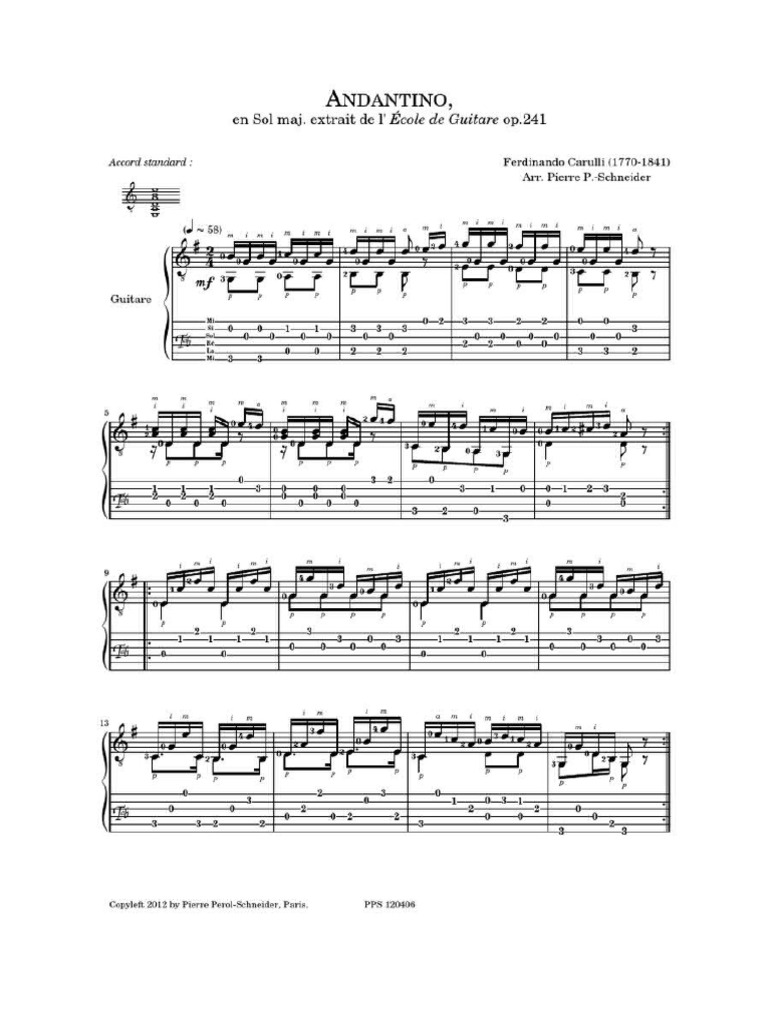 Andantino | PDF