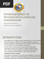 Internship Report Presentation Slide Template | PDF