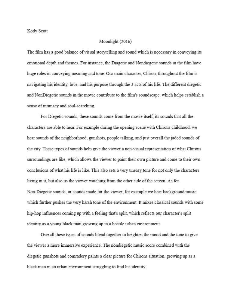 Kody Scott - Media Culture Extra Credit | PDF