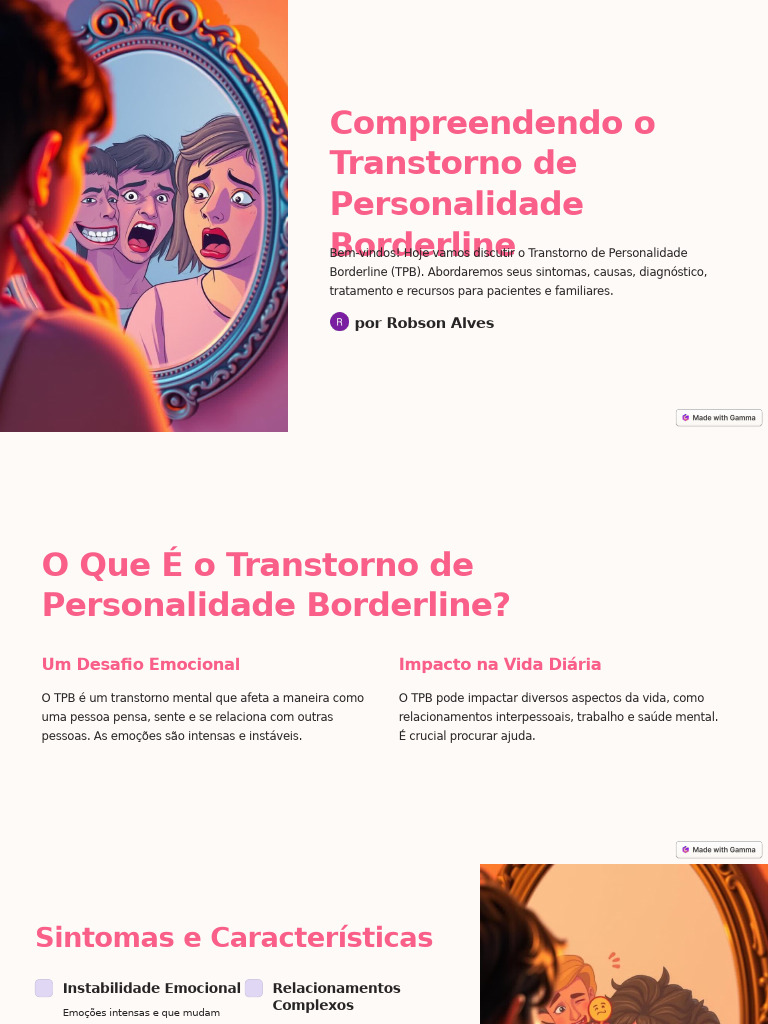 Compreendendo-o-Transtorno-de-Personalidade-Borderline | PDF | Transtorno de personalidade ...