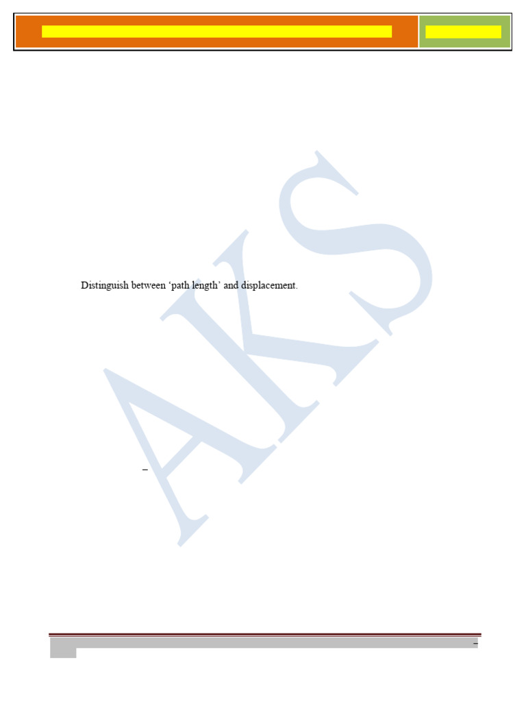 Pu1-Ch-03-Motion in A Straight Line | PDF | Velocity | Acceleration