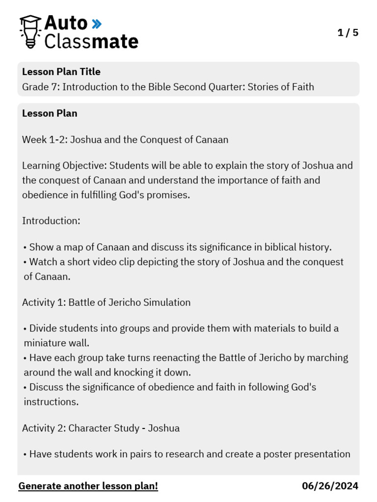 Q2 Second Quarter - Stories of Faith | PDF | Book Of Judges | Nevi'im