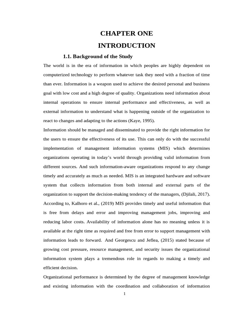 CHAPTER ONE Gech | PDF | Usability | Quality (Business)